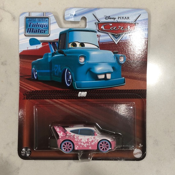 Mattel | Toys | Mattel Disney Cars Cho Pink Toy Car | Poshmark